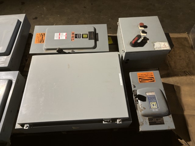 Bulk Lot of Square D Electrical Disconnect Safety Switches, Combination ...