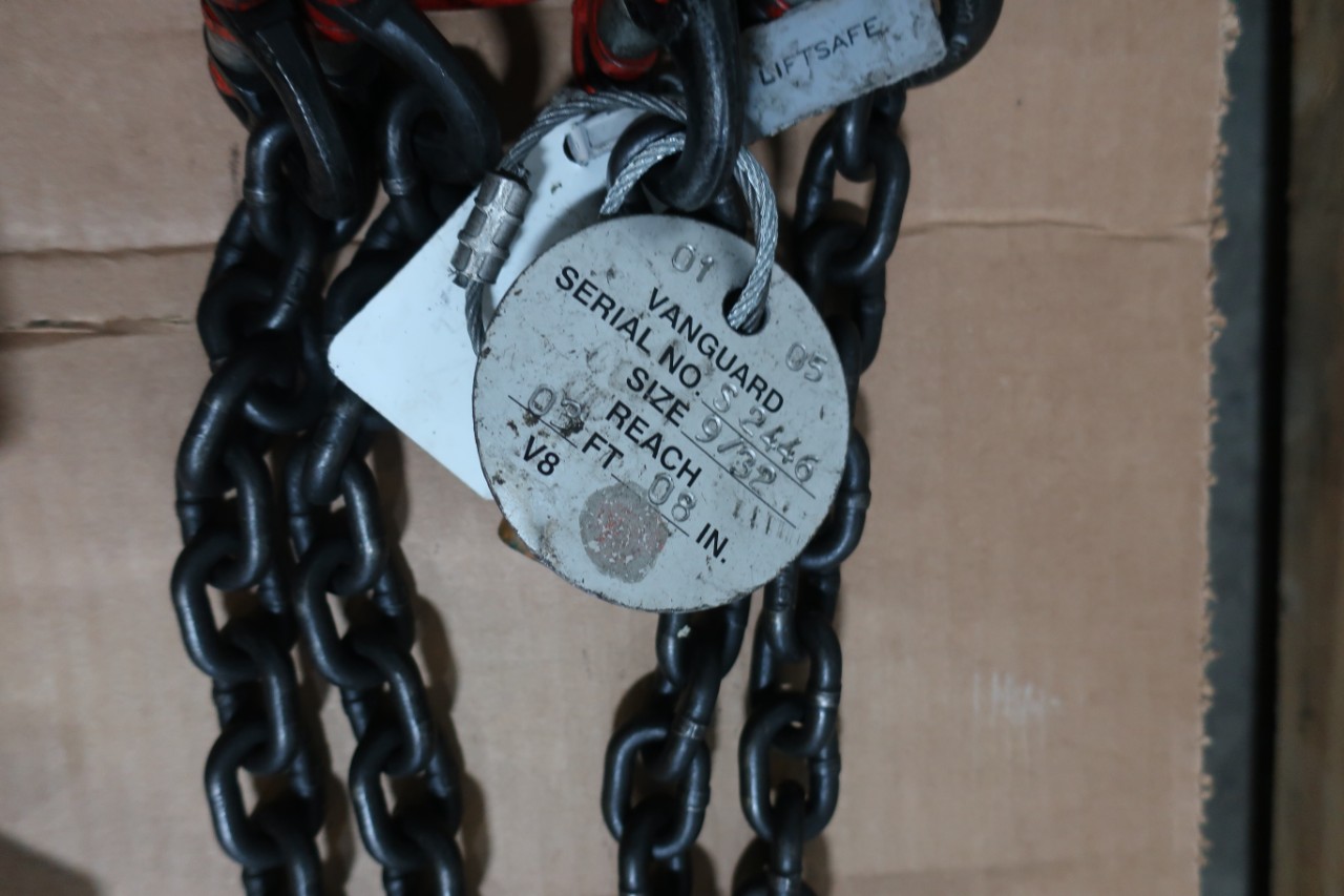 2 PALLETS OF ASSORTED HOISTING AND RIGGING