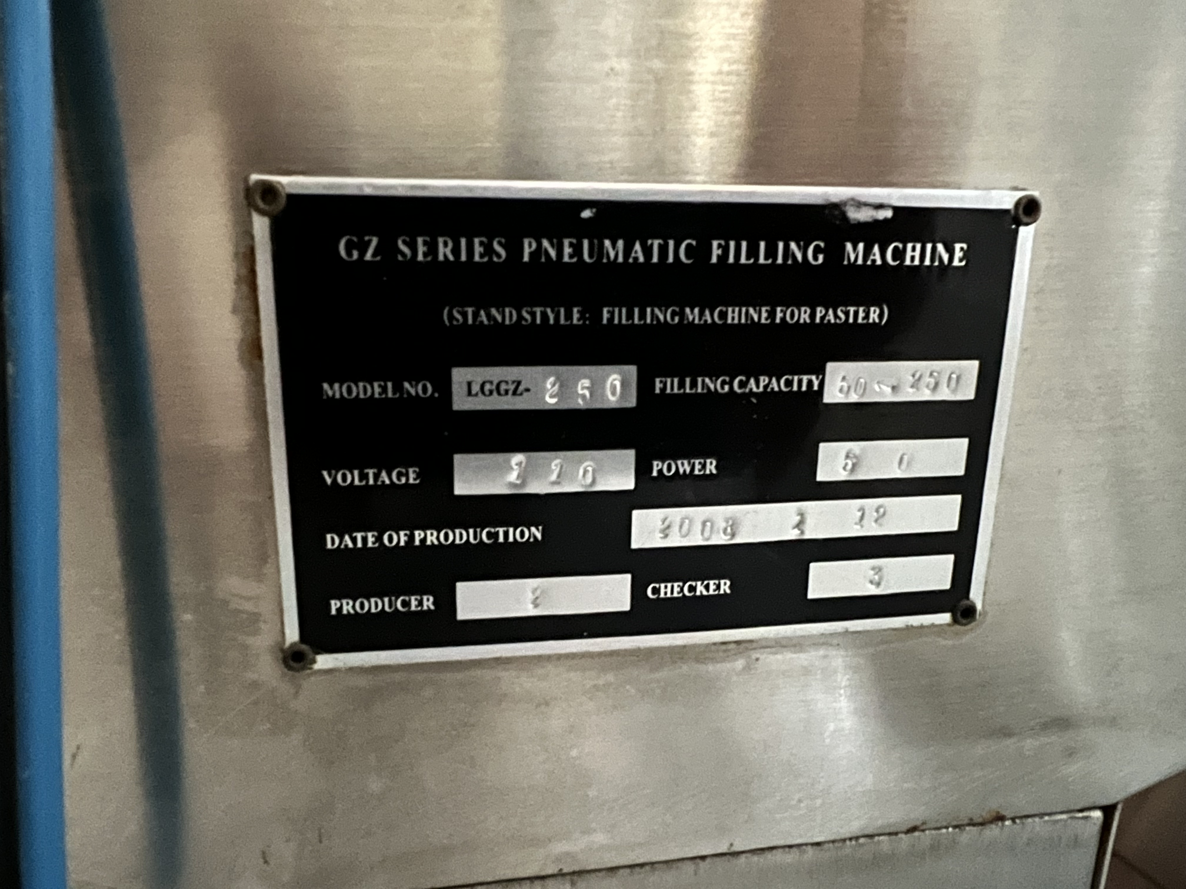 Hinds-boch GZ Series Pneumatic depositor