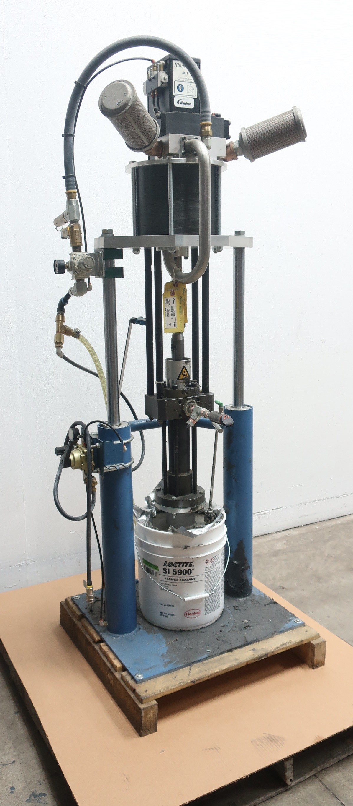 NORDSON 1073857 RHINO XD2 STANDARD PAIL AUTO SHUTDOWN BULK UNLOADER AIR ...