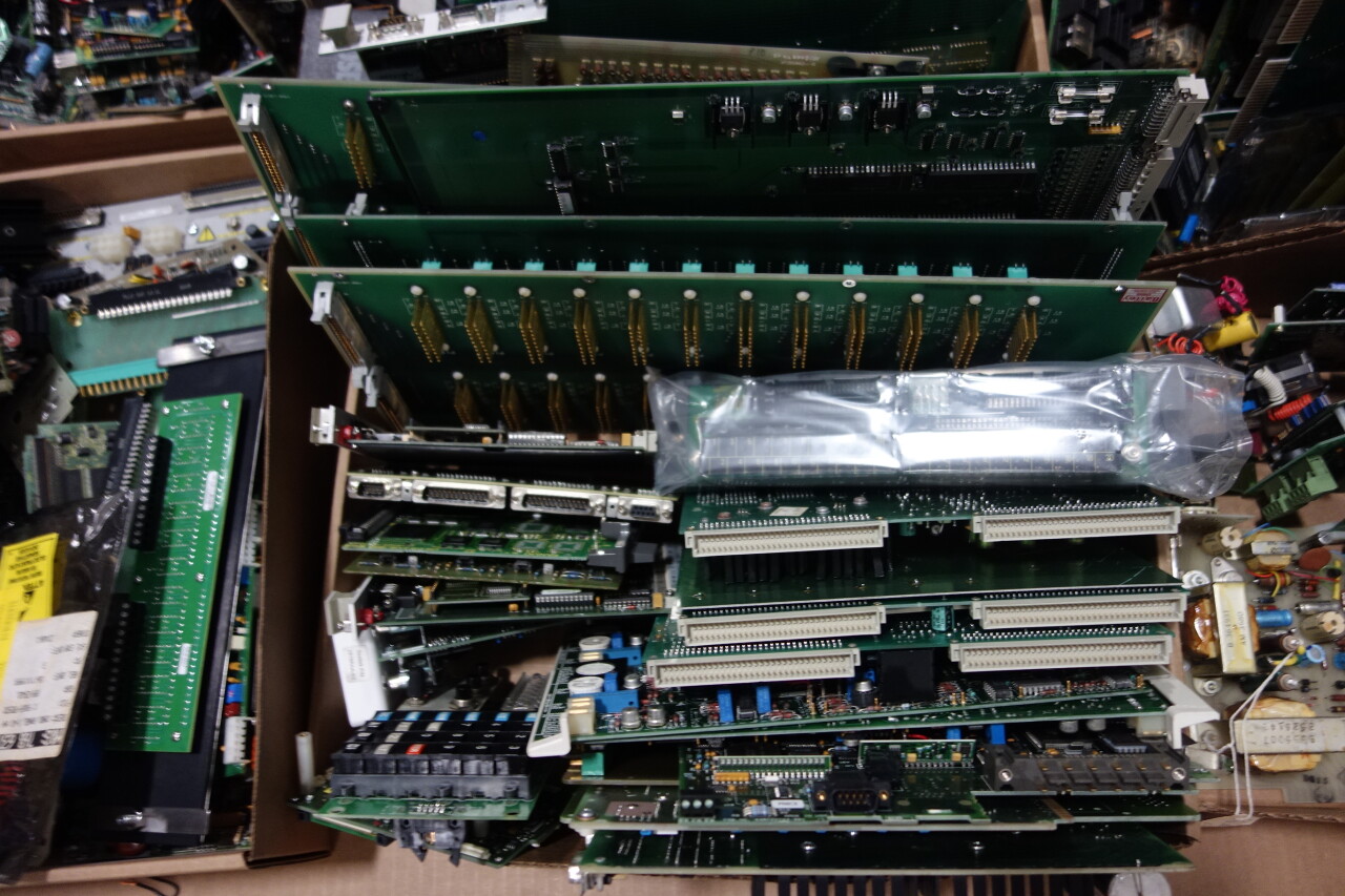 2 PALLETS OF ASSORTED PCB CIRCUIT BOARDS