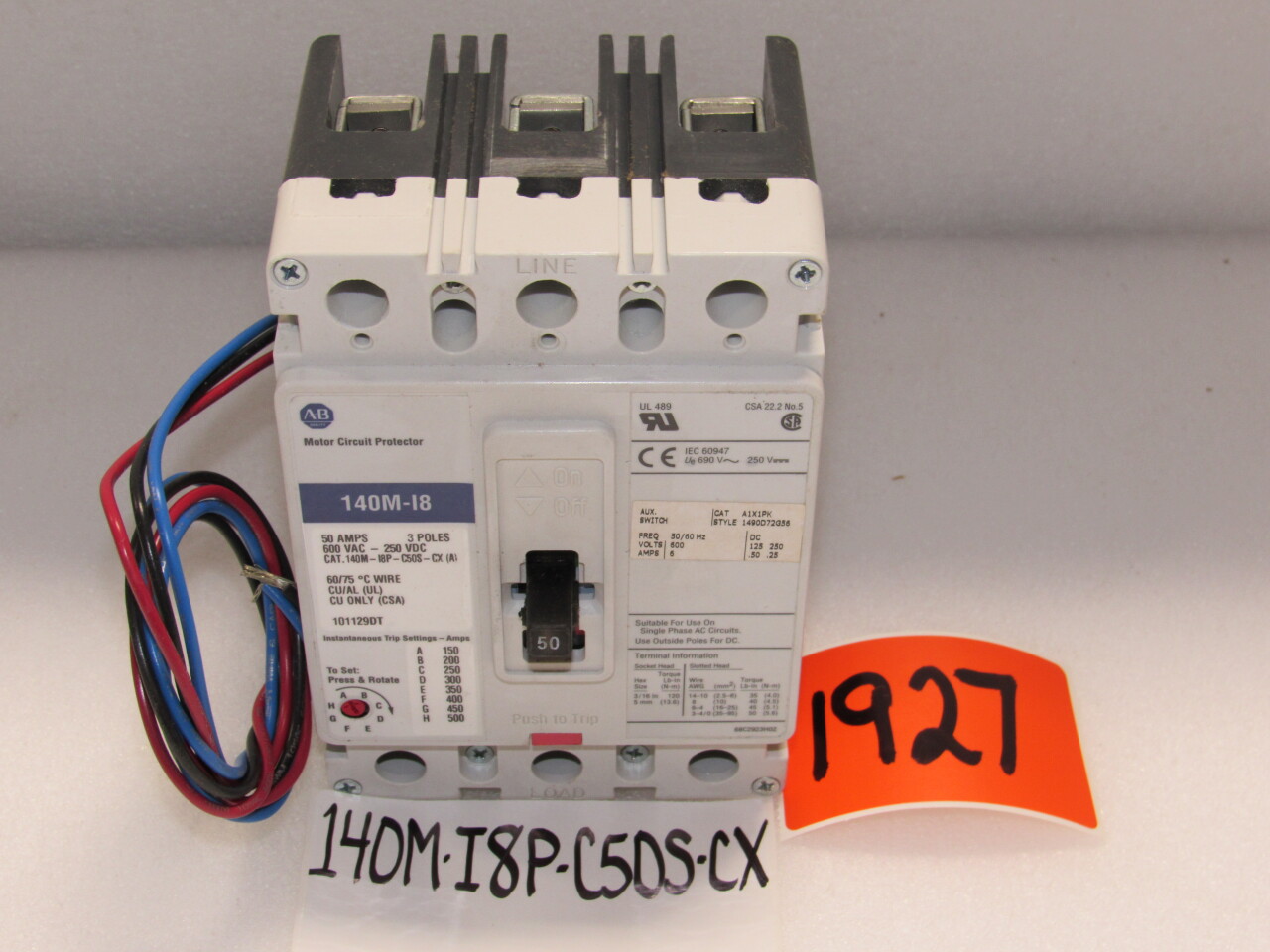 Allen Bradley Breakers For Sale | Aucto