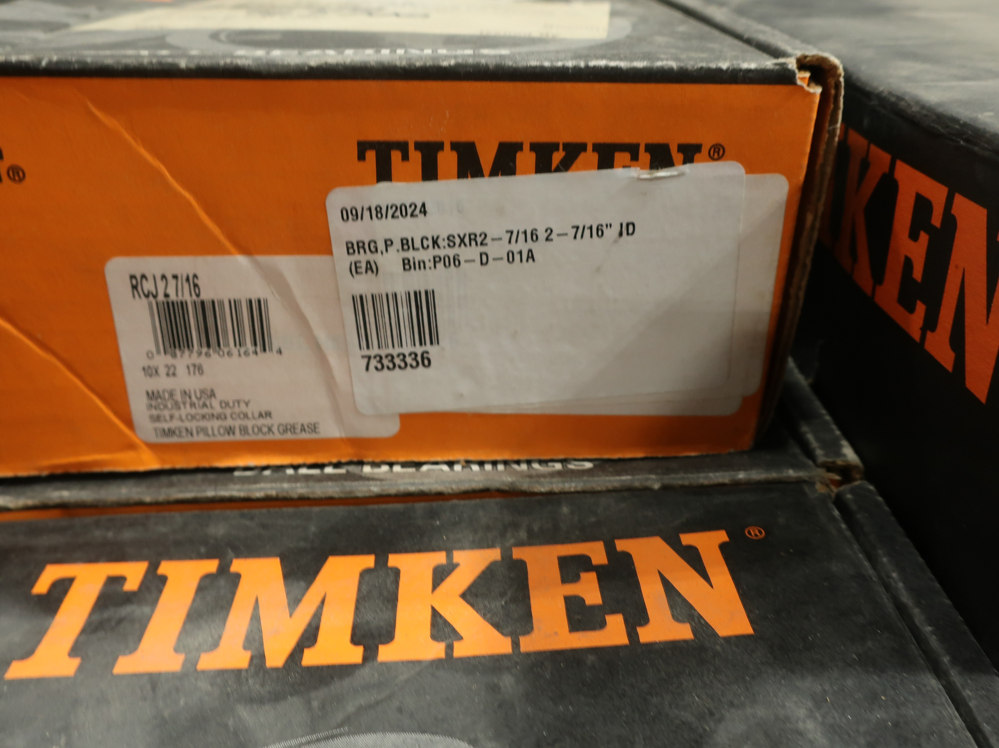 SKU 1739362 -PALLET OF ASSORTED TIMKEN BEARINGS, BALL, ROLLER ...