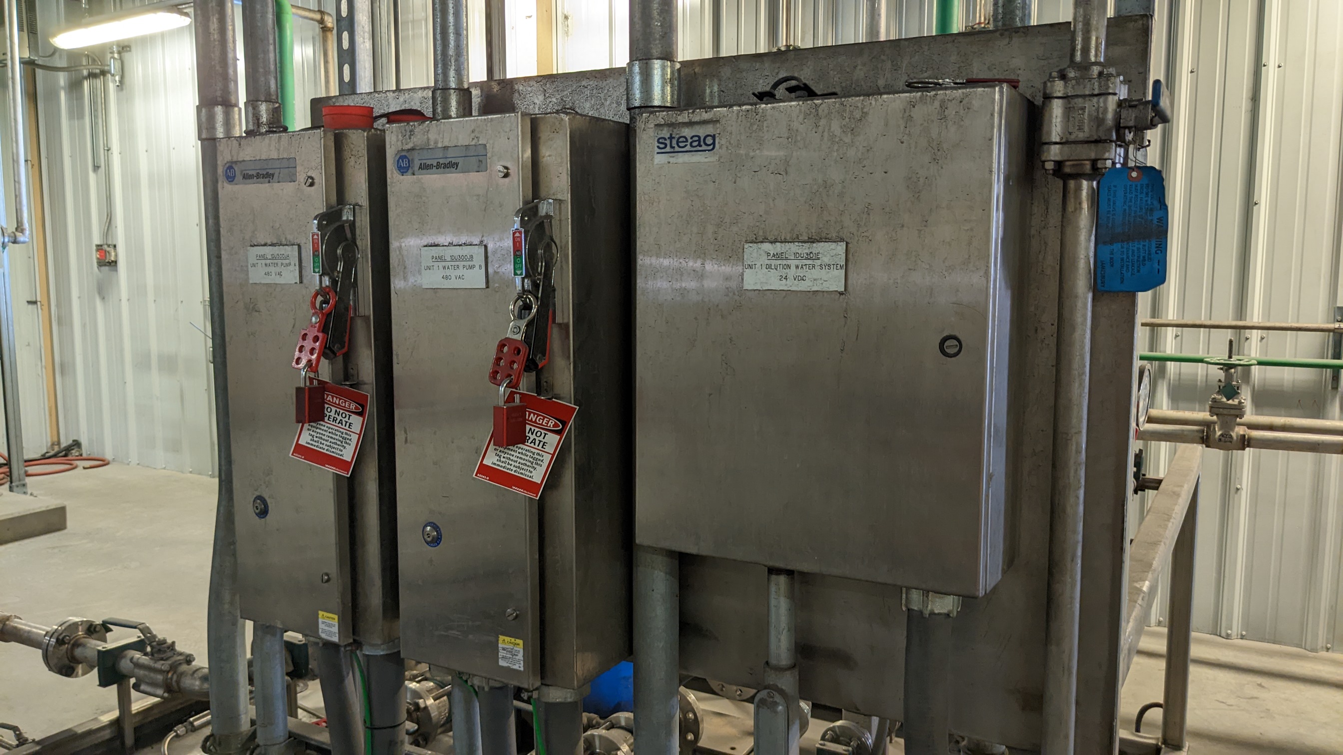 DILUTION WATER SYSTEM COMPONENTS