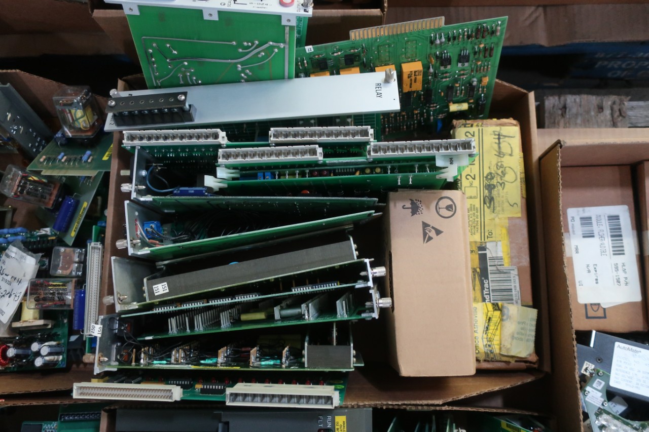2 PALLETS OF ASSORTED PCB CIRCUIT BOARDS