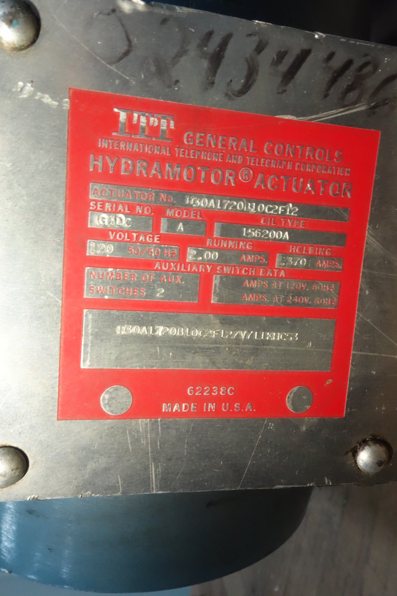 2 PALLETS OF ITT MODEL A HYDRAMOTOR ELECTRIC VALVE ACTUATORS For Sale ...