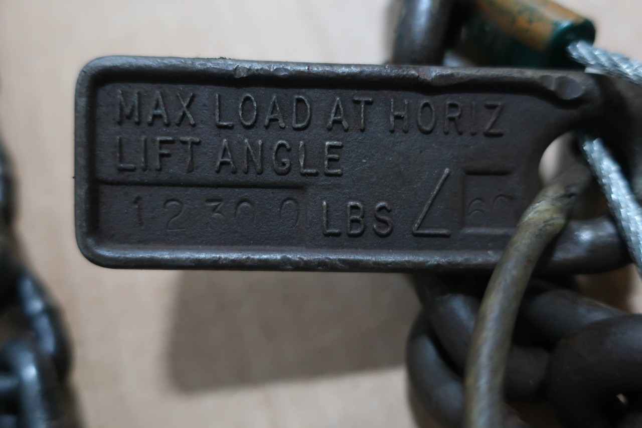 2 PALLETS OF ASSORTED HOISTING AND RIGGING