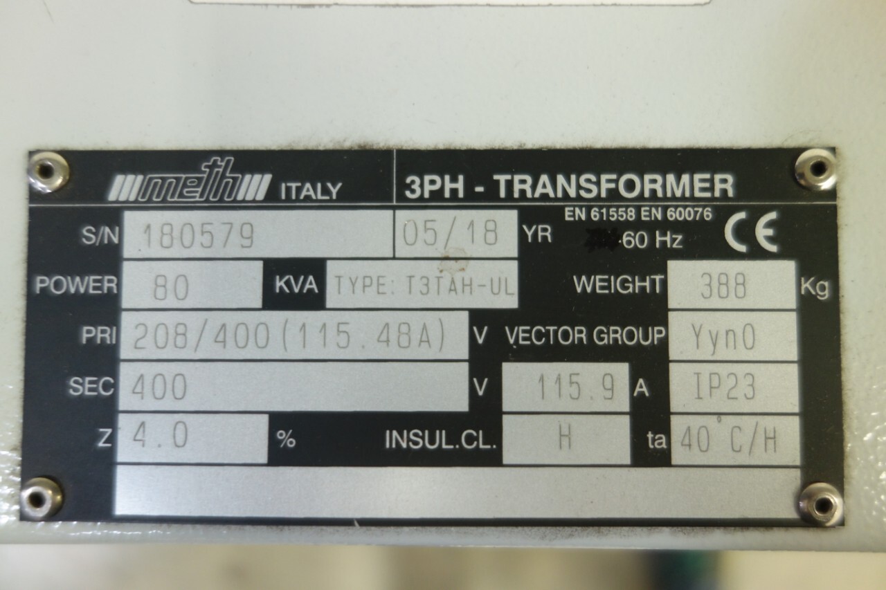 METH T3TAH-UL TRANSFORMER For Sale | Aucto