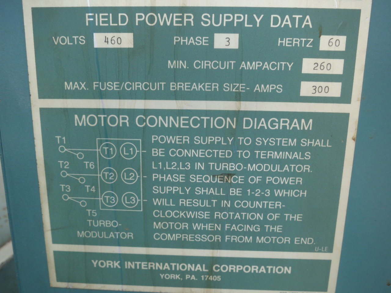 YORK TURBO LIQUID CHILLING SYSTEM MODEL# YT B2 C3 B2-CGDTM For Sale | Aucto