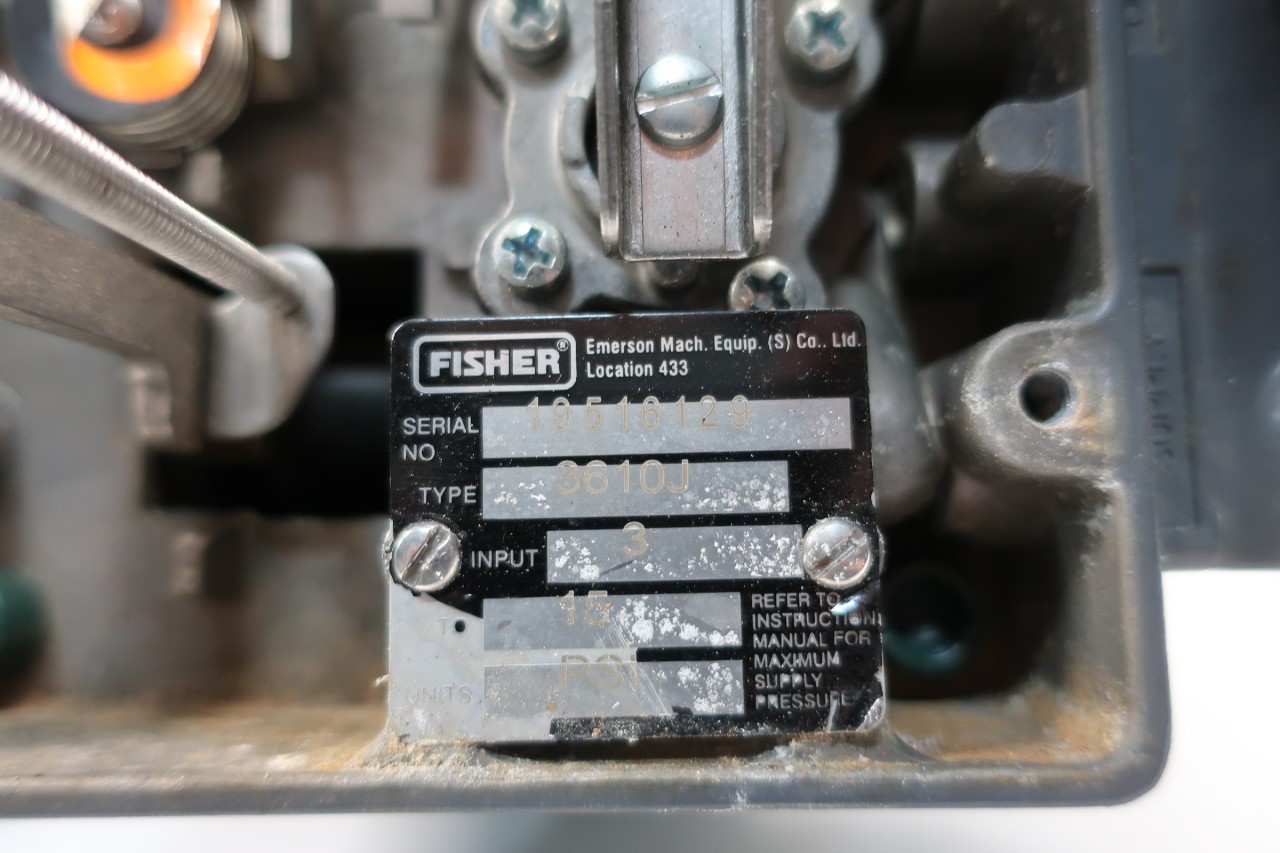 FISHER V300 VEE-BALL PNEUMATIC 300 STAINLESS FLANGED 3610J 1-1/2IN ...
