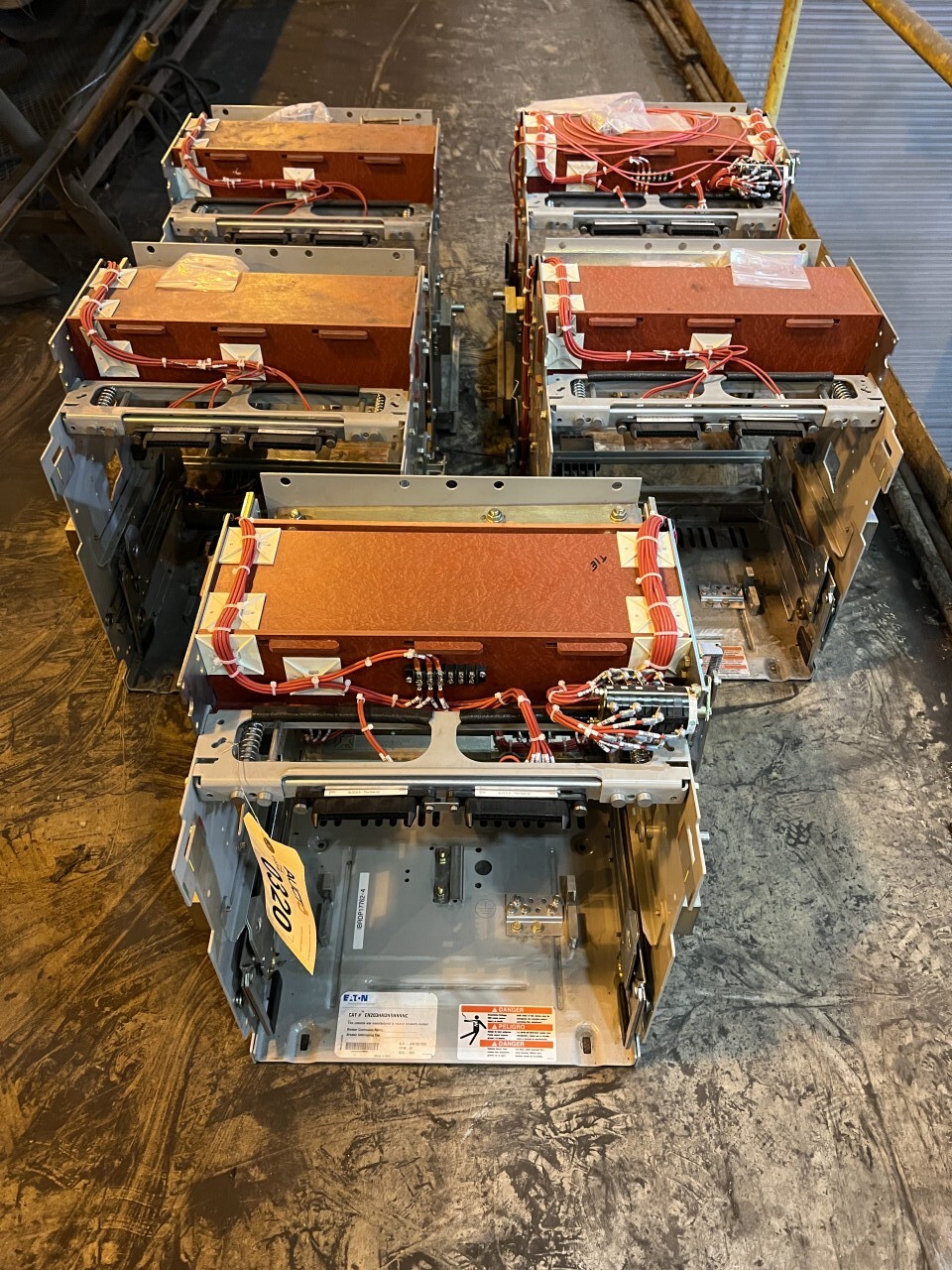 5X Eaton Magnum DS circuit breaker cassettes