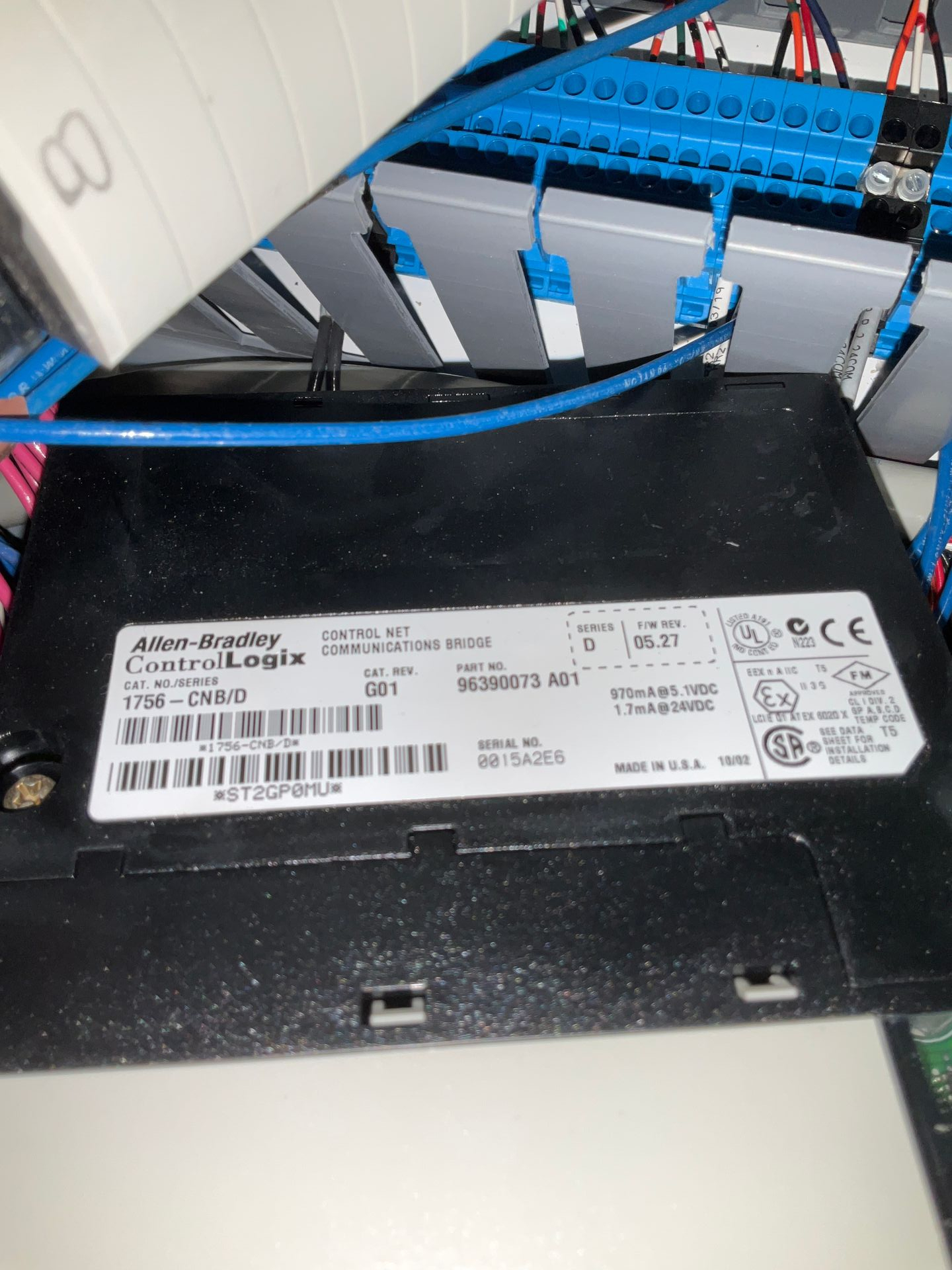 QTY 2- HOFFMAN SD3030B ELECTRICAL CONTROL CABINETS WITH ALLEN BRADLEY ...