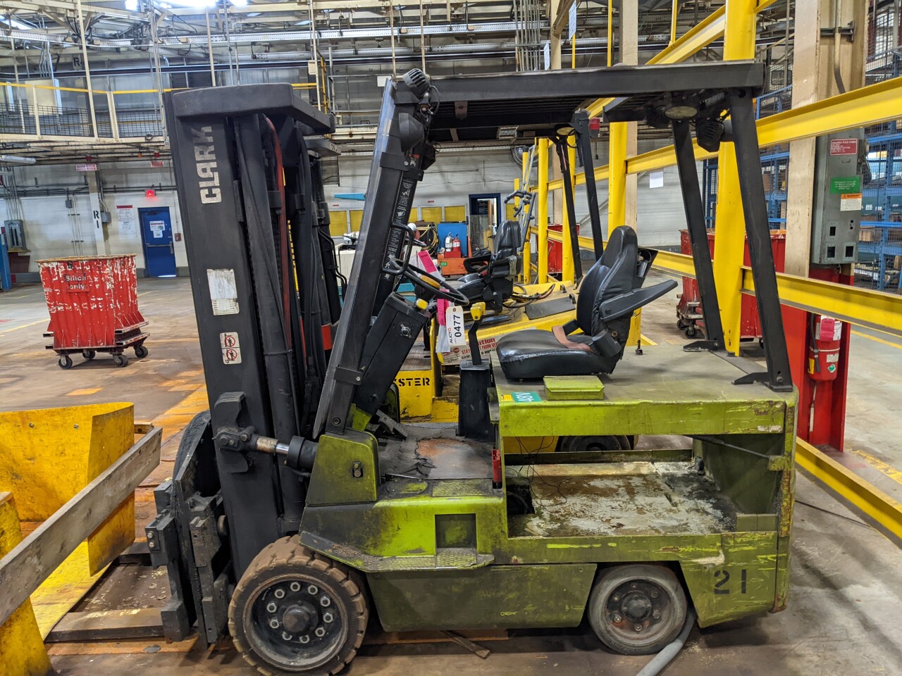 2006 CLARK EC500-80 8,000-LB. CAPACITY, ELECTRIC FORKLIF For Sale | Aucto