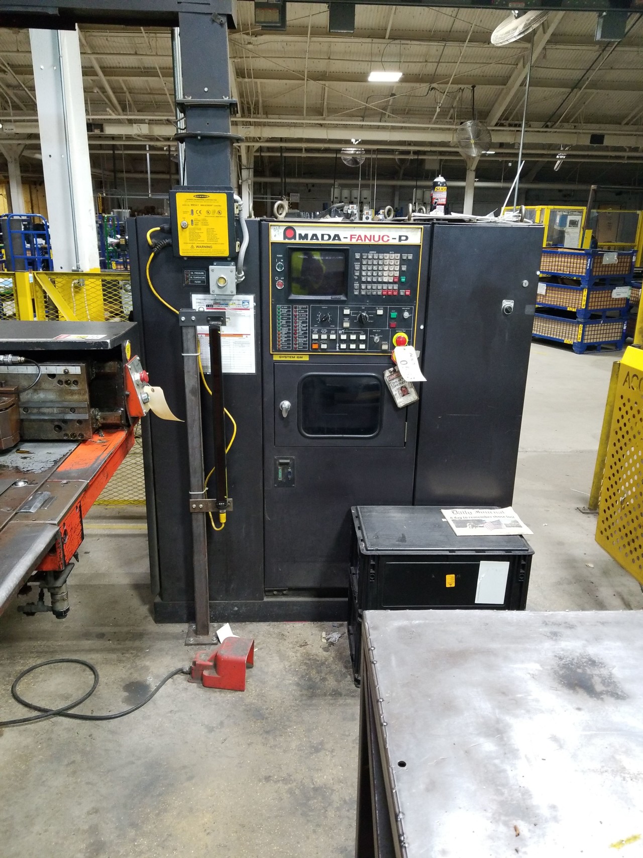Amada PEGA-357 305072 CNC Turret Punch Press with AMADA-FANUC-P ...
