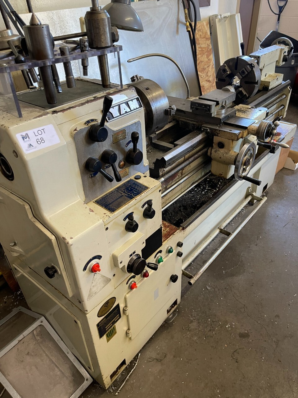 Yam 1000G 14"x40" Engine Lathe For Sale | Aucto
