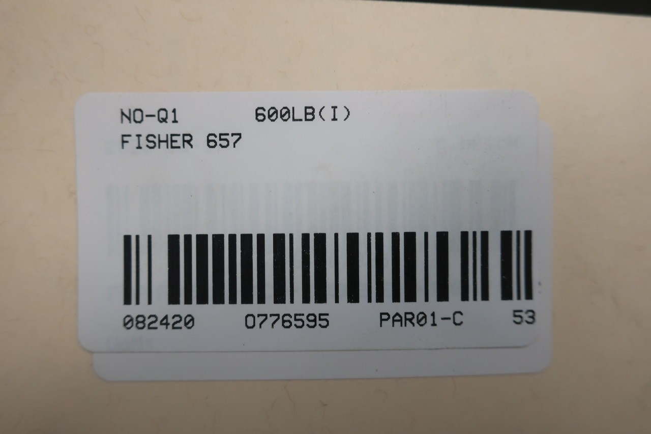 FISHER F7 MANUAL 657 125 IRON FLANGED 6IN CONTROL VALVE For Sale | Aucto
