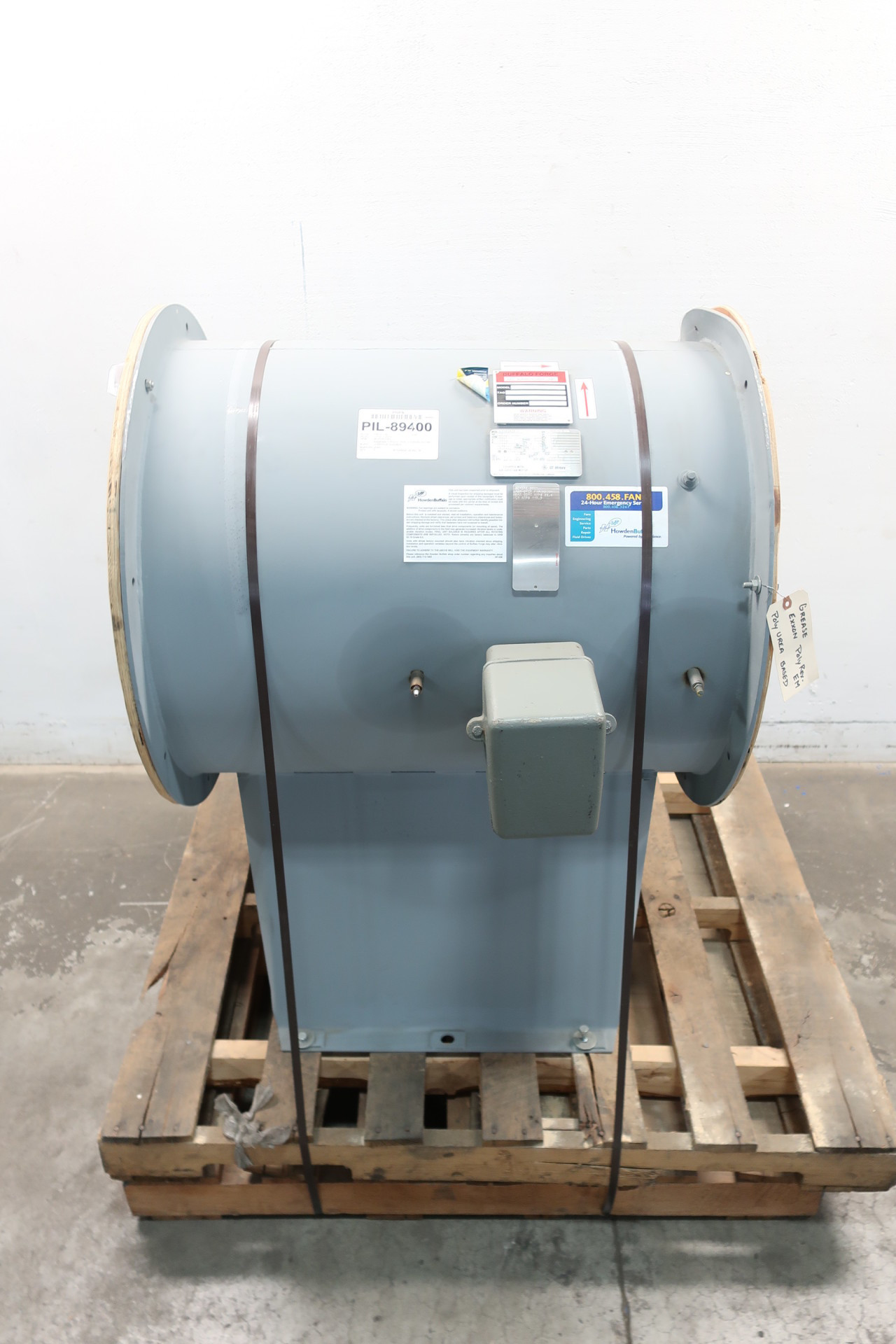 HOWDEN BUFFALO 25A-5 ADJUSTAX FAN MOTOR ASSEMBLY 3PH 460V-AC FAN For ...