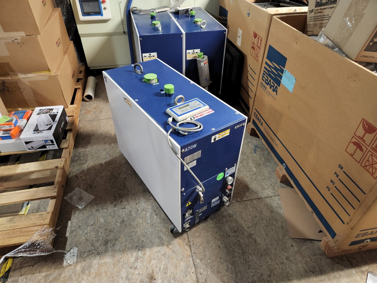 Ebara A70W Multi-Stage Dry Vacuum Pump - Serial# DAM00867