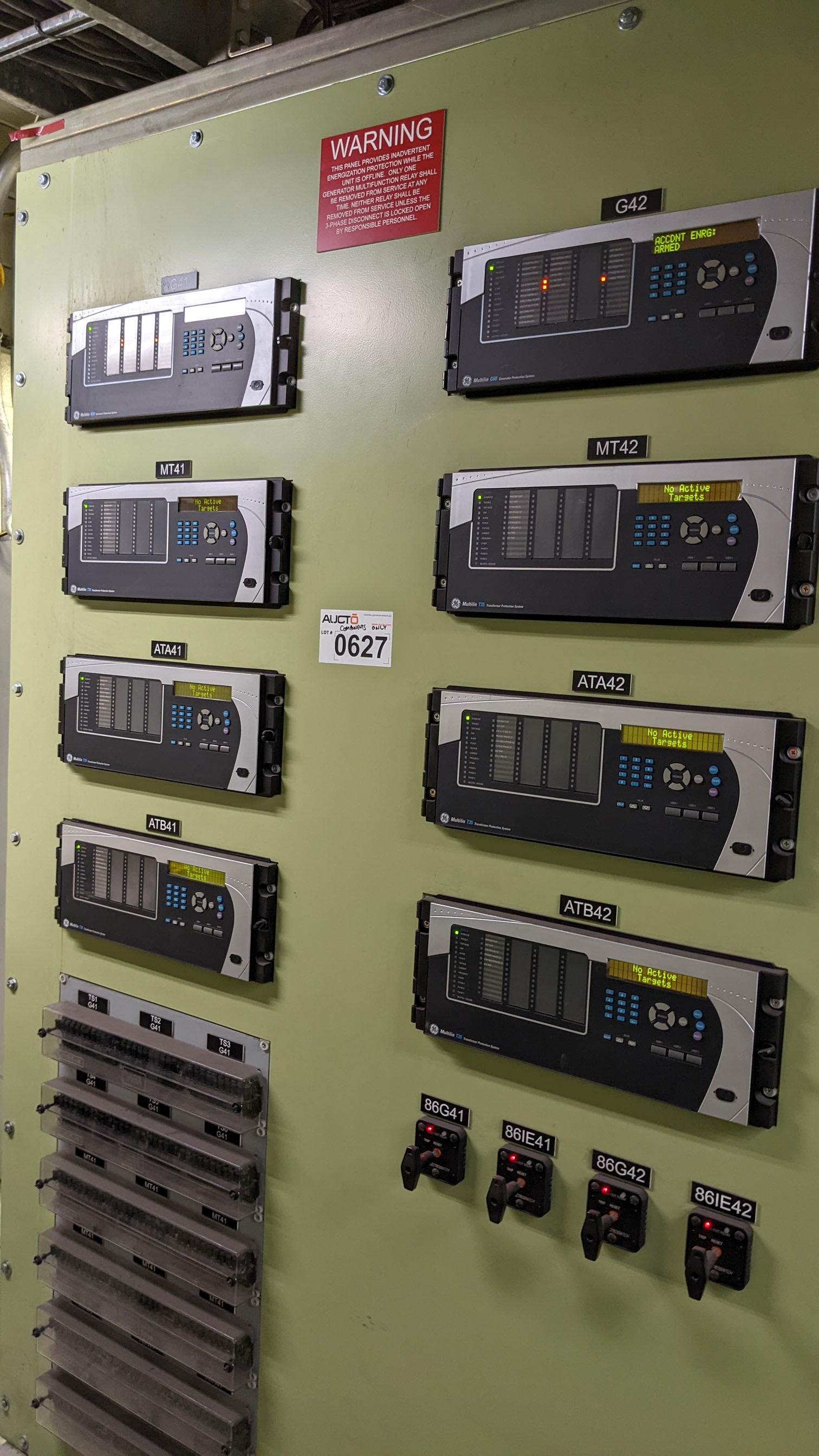 GE GENERATOR PROTECTION SYSTEM COMPONENTS For Sale | Aucto