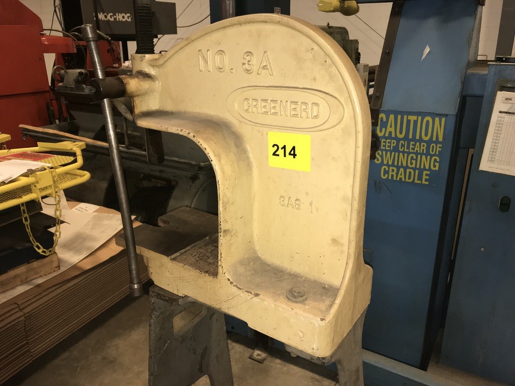 Greenerd No. 3A Arbor Press For Sale | Aucto