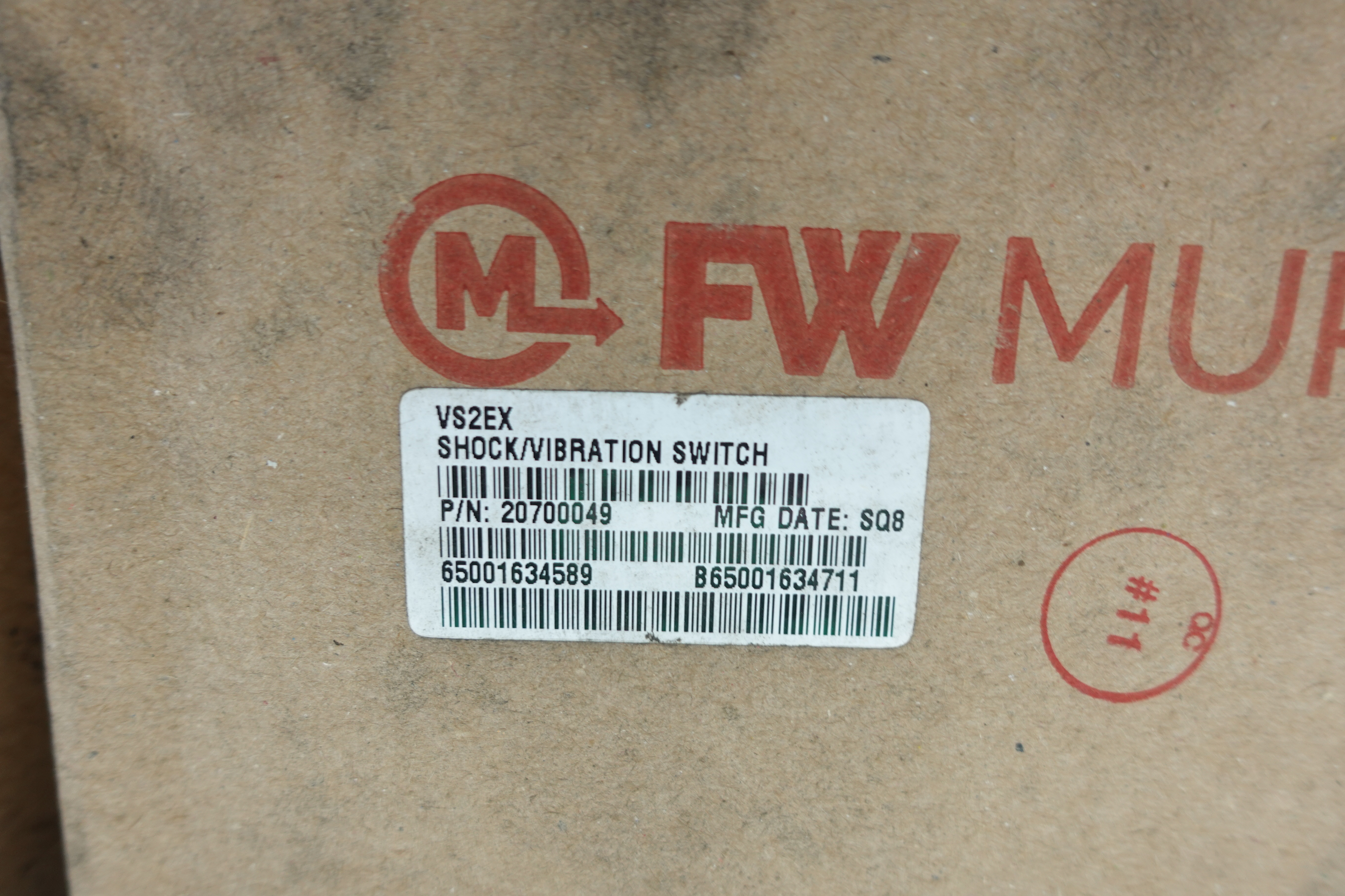 LOT OF 8 FW MURPHY VS2EX SHOCK/VIBRATION SWITCHES For Sale | Aucto