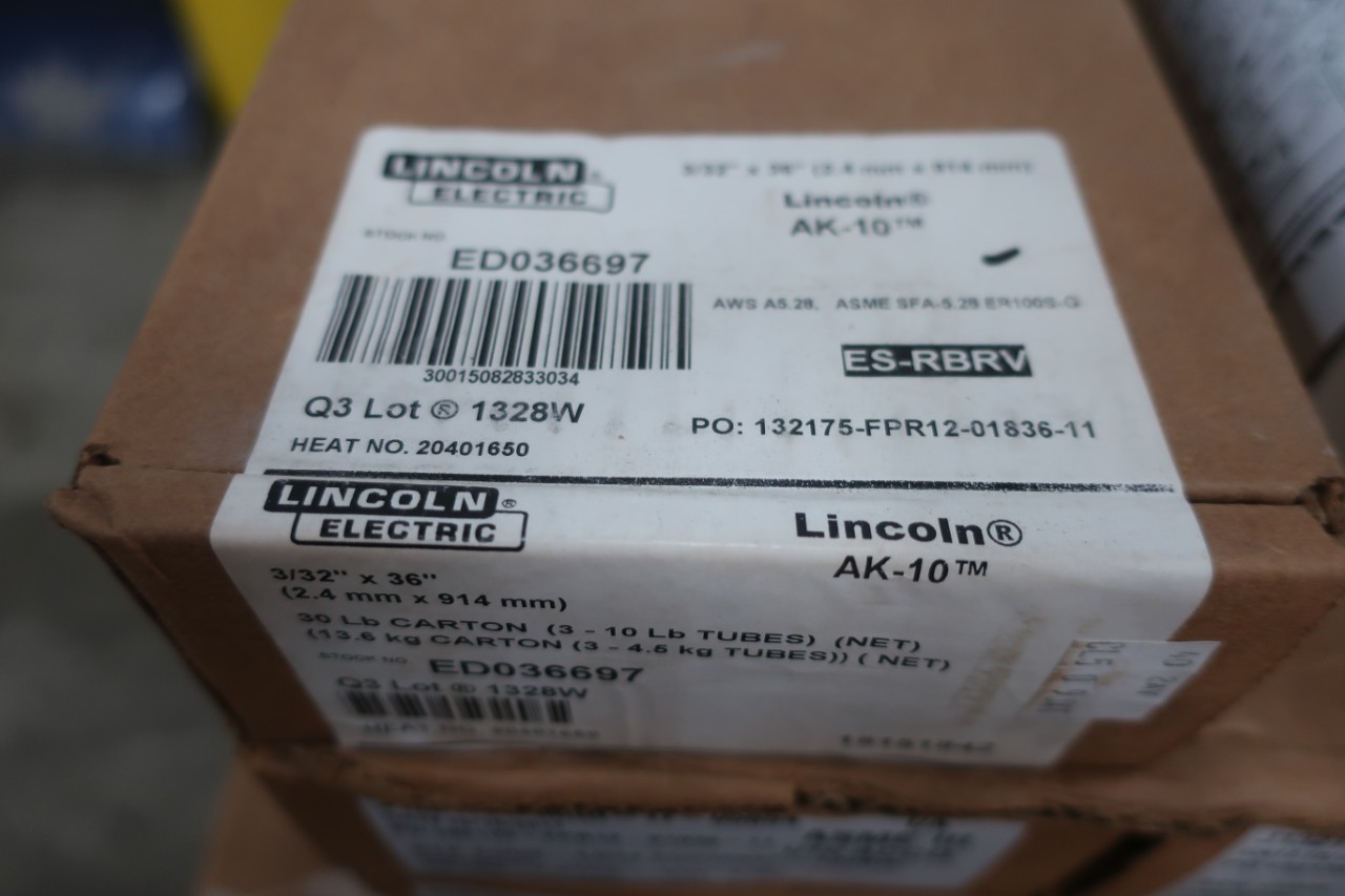 7 PALLETS OF ASSORTED LINCOLN ELECTRIC WELDING WIRE