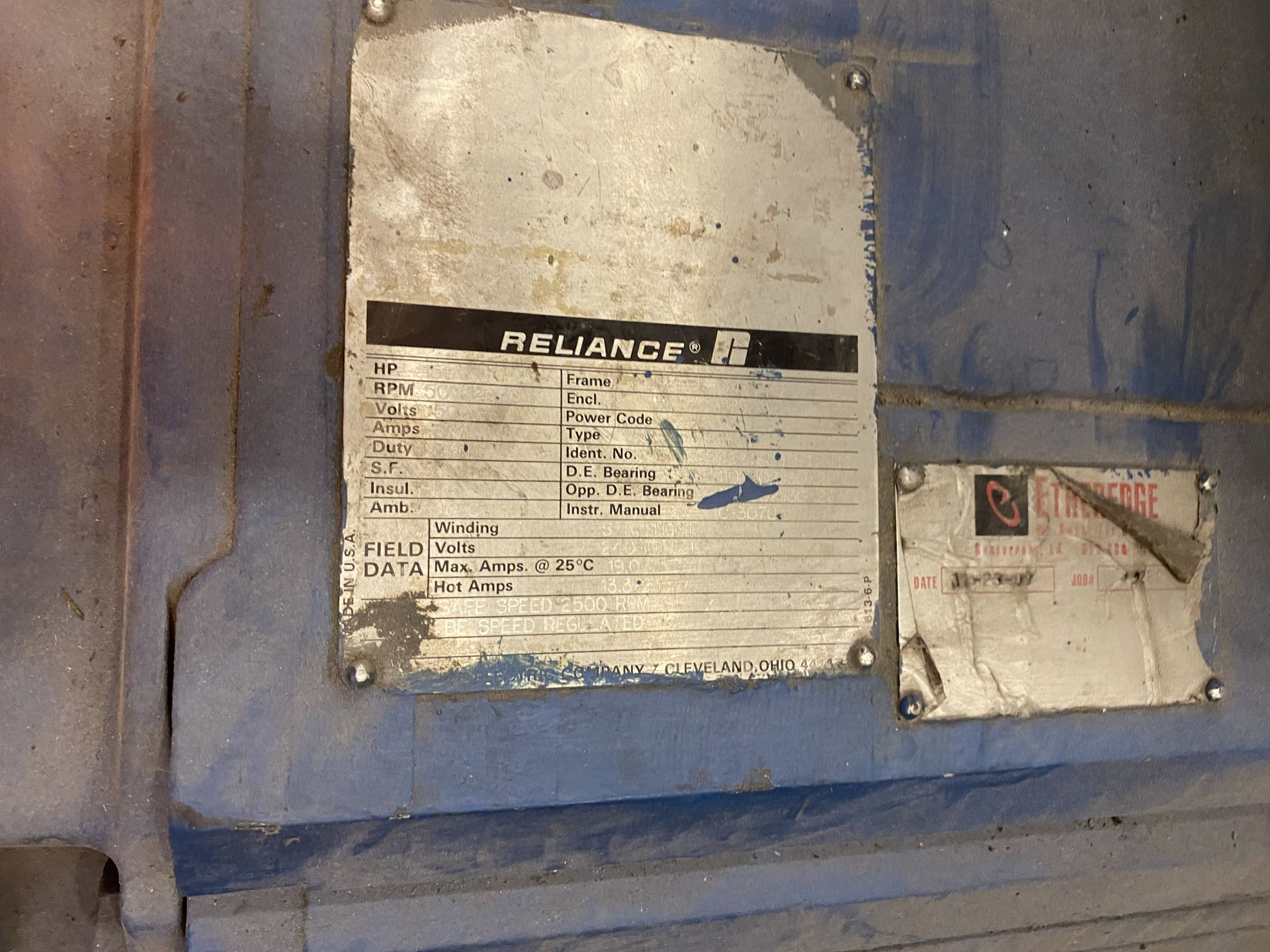 COILER WITH RELIANCE DC MOTOR AND RENK GEARBOX