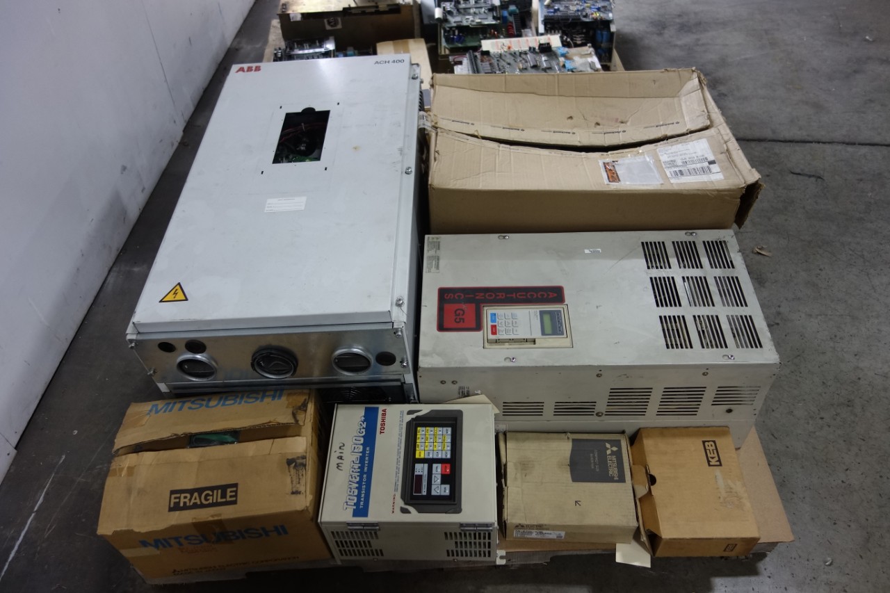 2 PALLETS OF ASSORTED MOTOR DRIVES