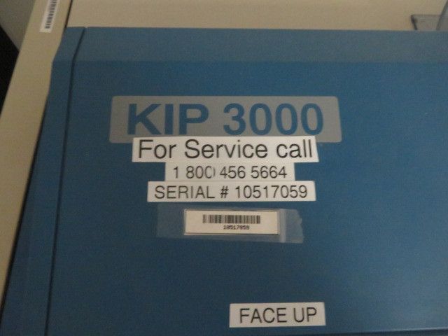 KIP 3000 Wide Format Plotter Printer Scanner and Copier