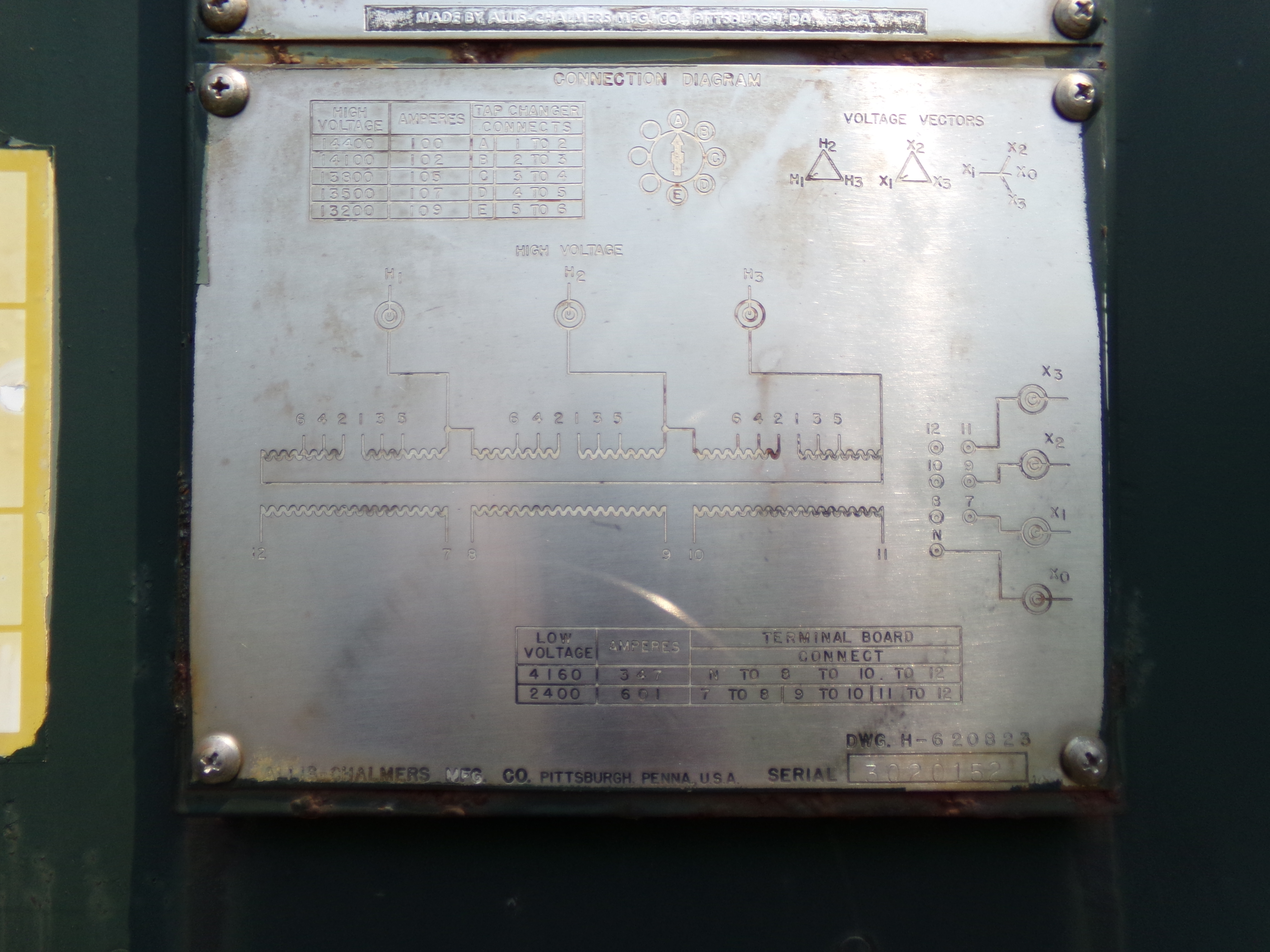 Allis-Chalmers MCS OA Transformer For Sale | Aucto