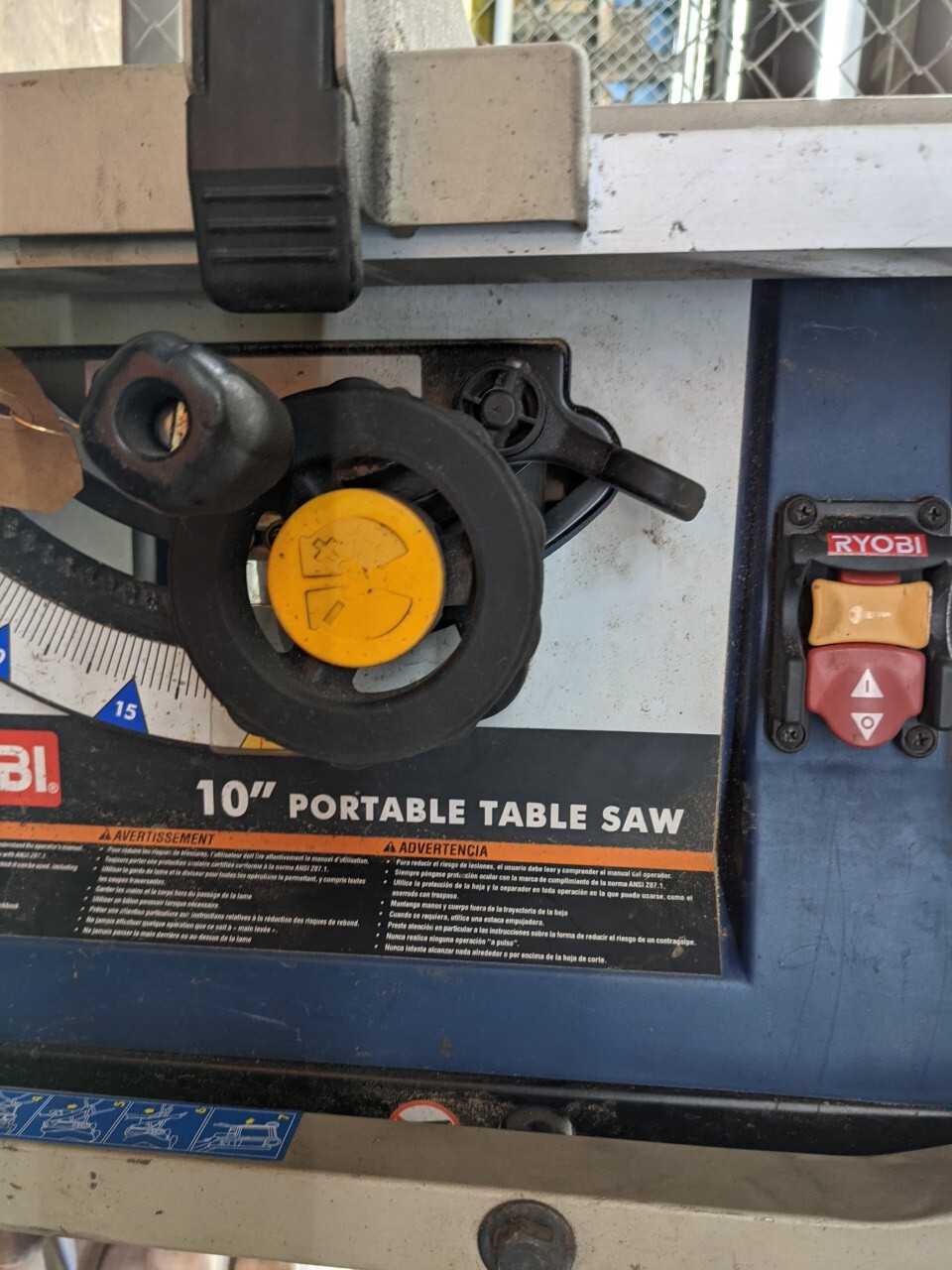 Ryobi 10" Portable Table Saw