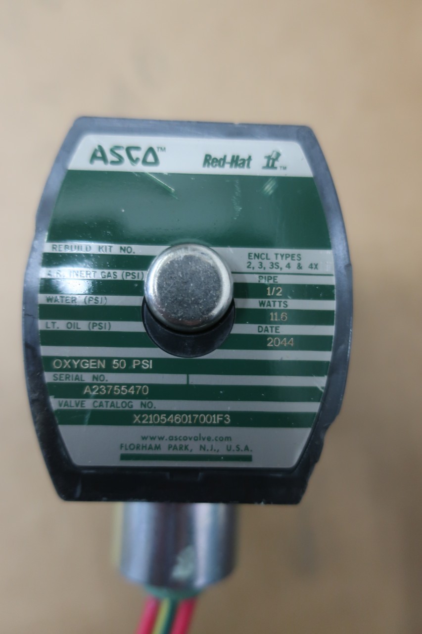 2 PALLETS OF ASCO X210546017001F3 SOLENOID VALVES