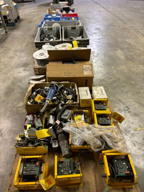 BULK LOT OF ELECTRICAL FITTINGS, RESISTORS, DANFOSS VFD, PVC FLEX ...