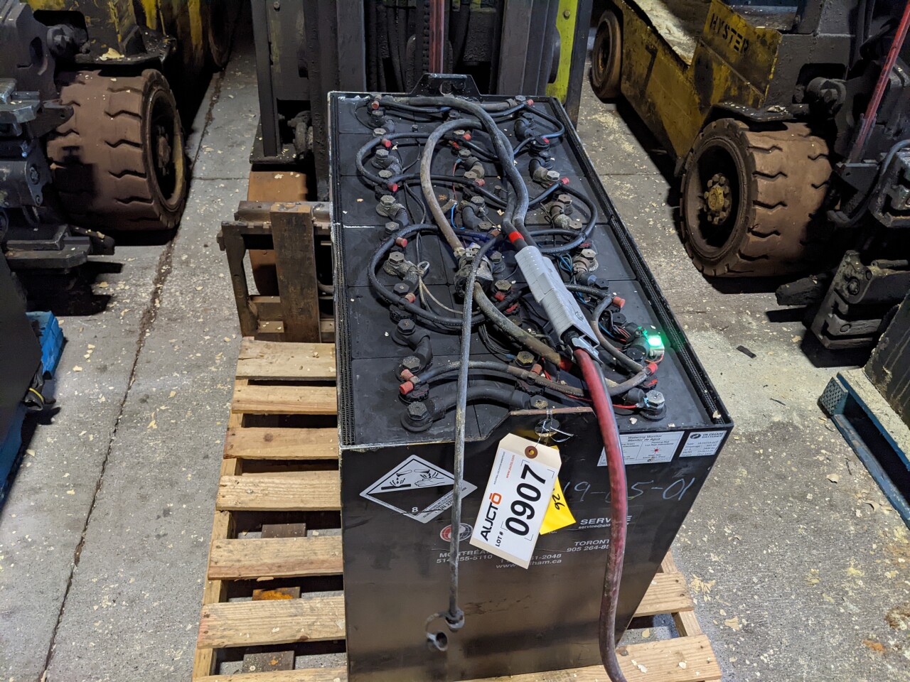 OLDHAM 18-FAT19-017 36V FORKLIFT BATTERY For Sale | Aucto