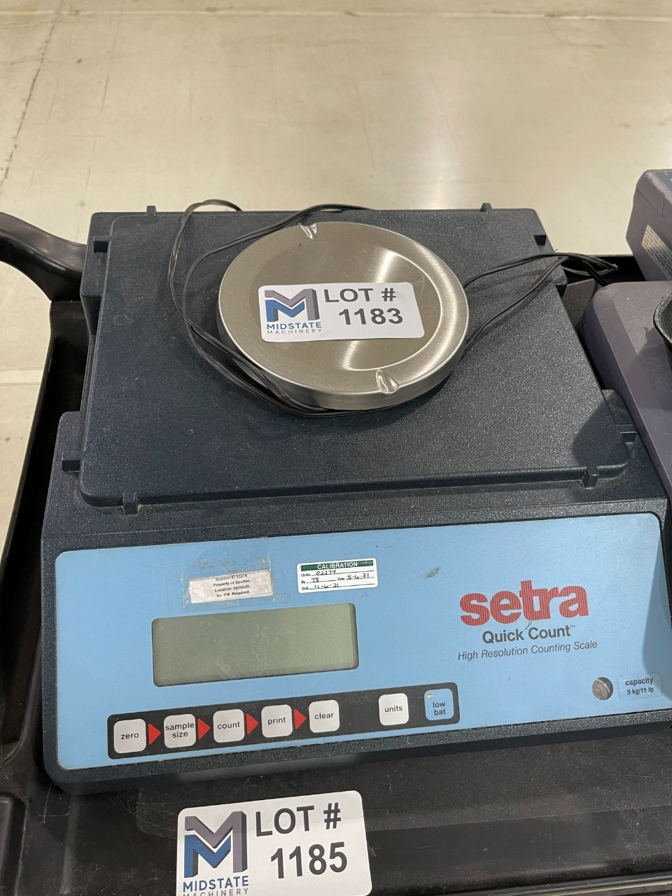 Setra High Resolution Counting Scale