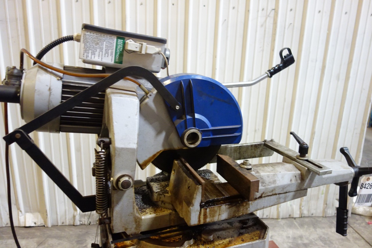 THOMAS DAKE 350 ST MANUAL CIRCULAR COLD SAW/ CUTTOFF WITH ATTACHEMENTS ...