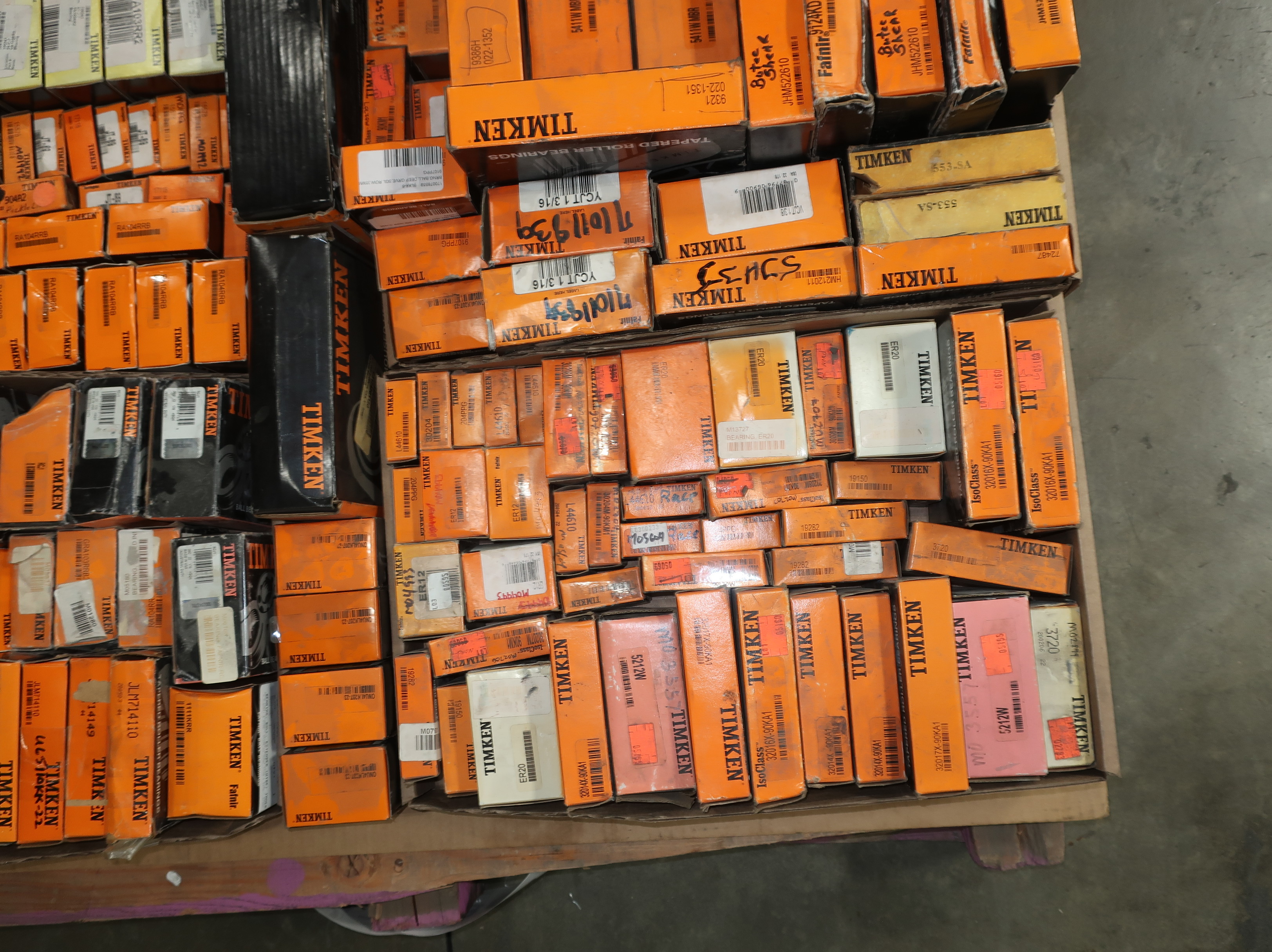 SKU 1739362 -PALLET OF ASSORTED TIMKEN BEARINGS, BALL, ROLLER ...
