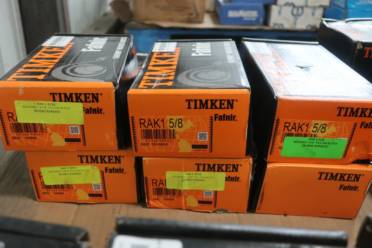 PALLET OF ASSORTED TIMKEN PILLOW BLOCK AND MOUNTED HOUSED UNITS For ...