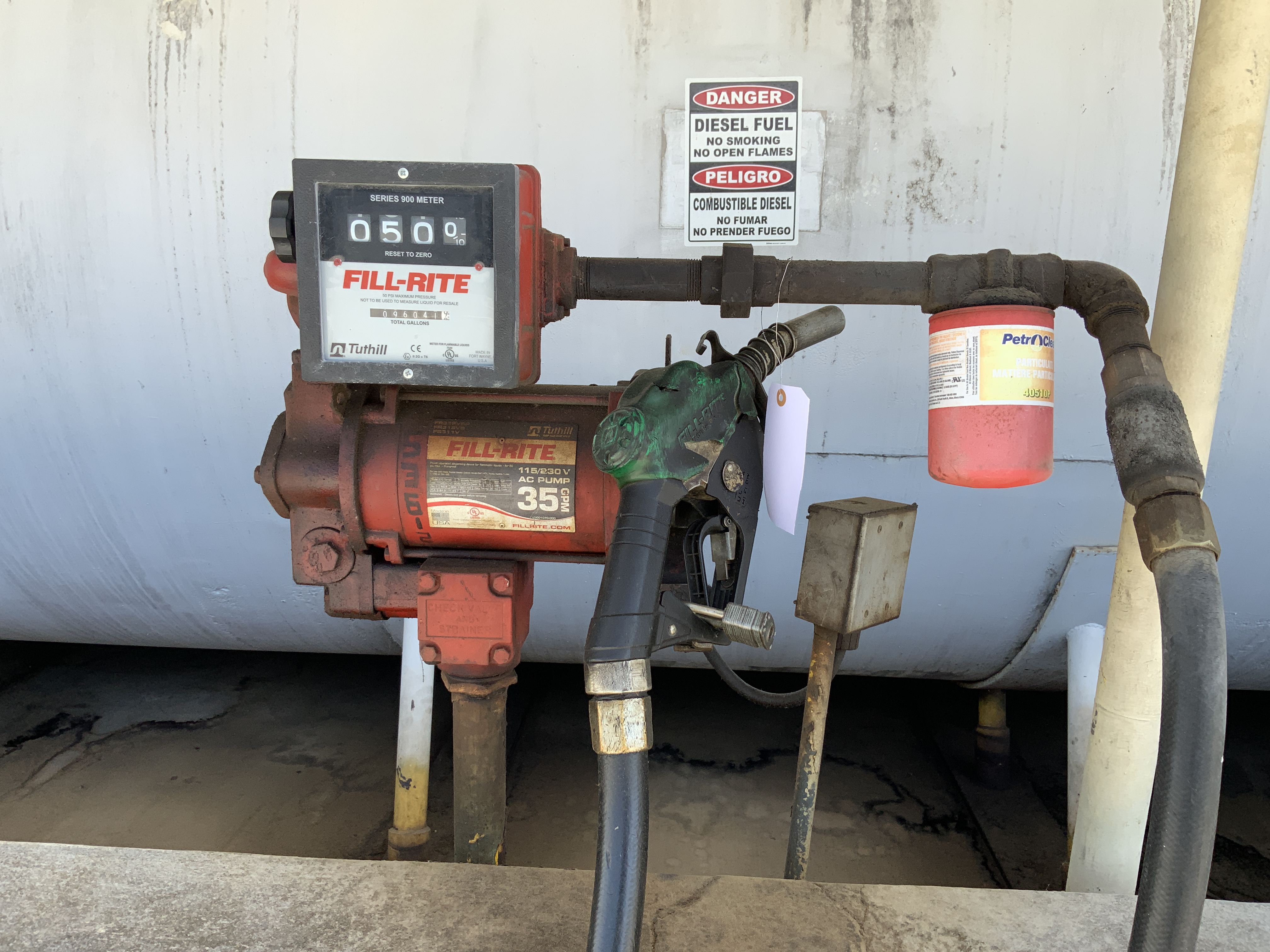 DIESEL FUEL STORAGE TANK & FILLING SYSTEM For Sale | Aucto