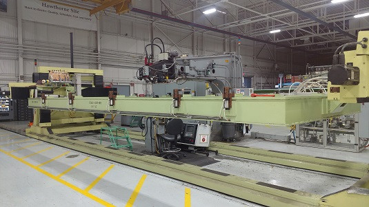 Gemcor CNC Horizontal Drill/Rivet Machine w/2 Axis Positioner