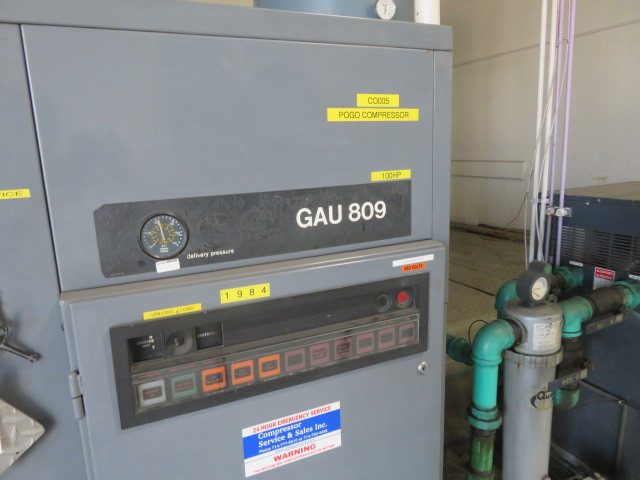 Atlas Copco Air Compressor, GAU 809 Air Compressor For Sale | Aucto