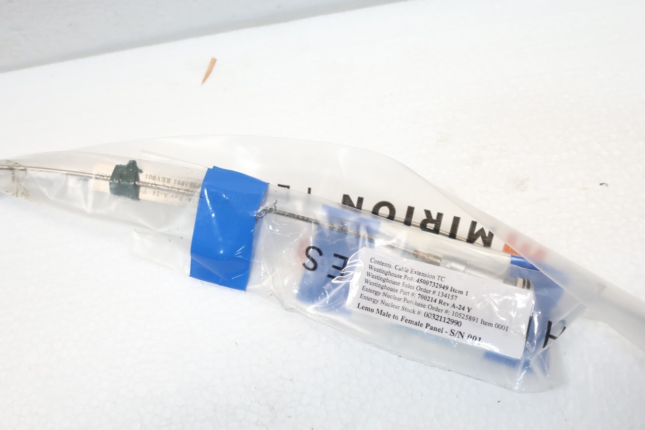 WESTINGHOUSE 700214 CORE EXIT TYPE K THERMOCOUPLE CABLE ASSEMBLY For ...