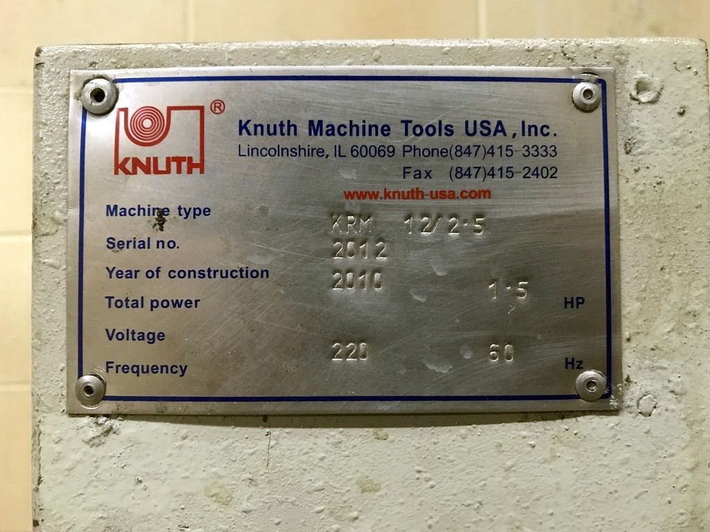 Knuth Plate Bending Rolls
