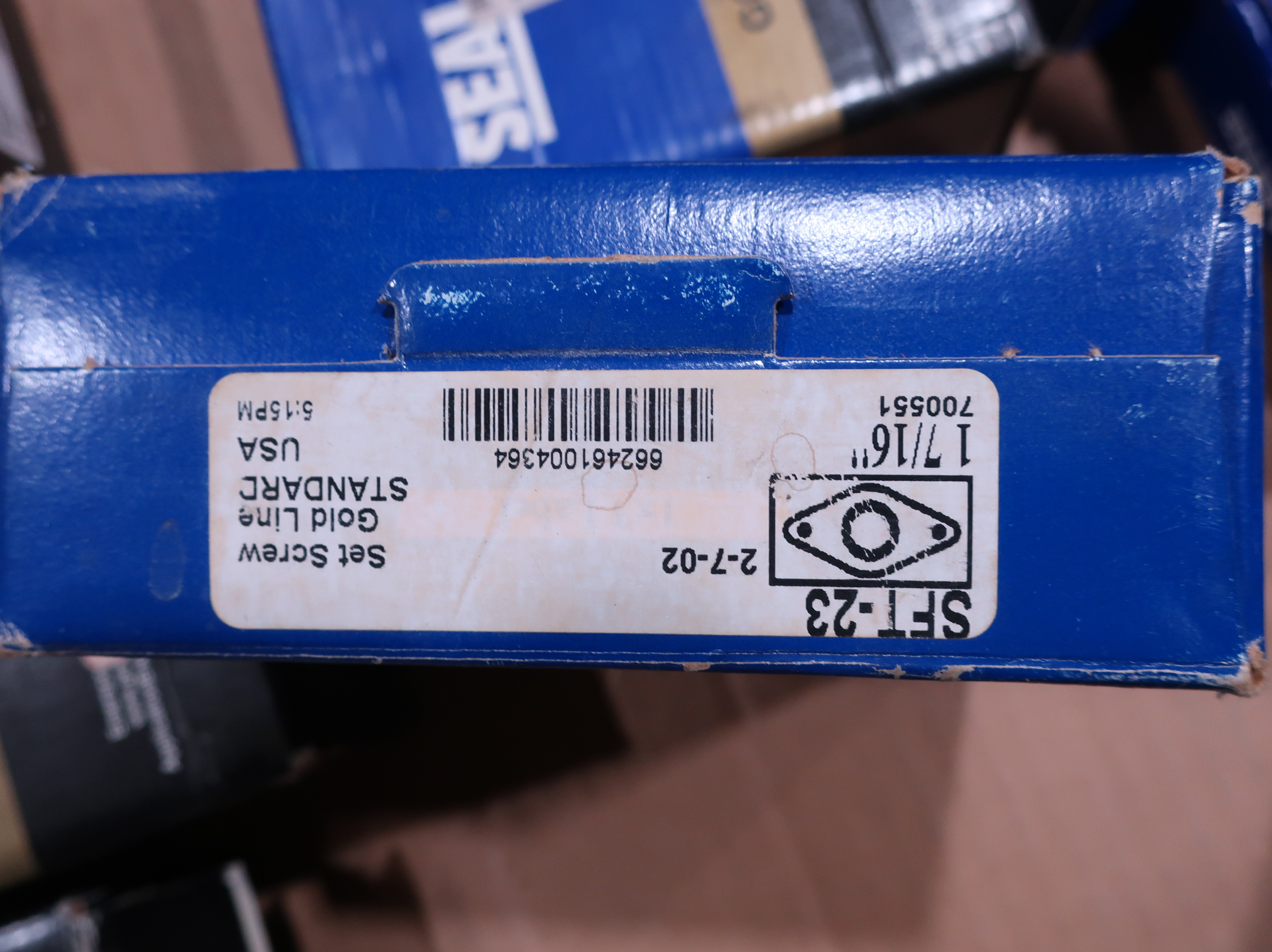 SKU 1735936 - PALLET OF ASSORTED SEAL MASTER BEARINGS, MOUNTED AND ...