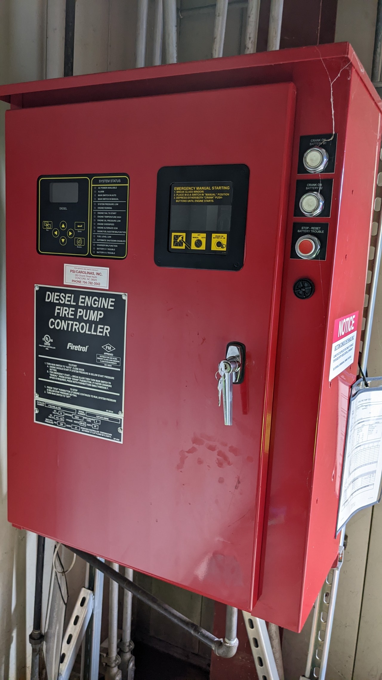 CLARKE FIRE PUMP SYSTEM