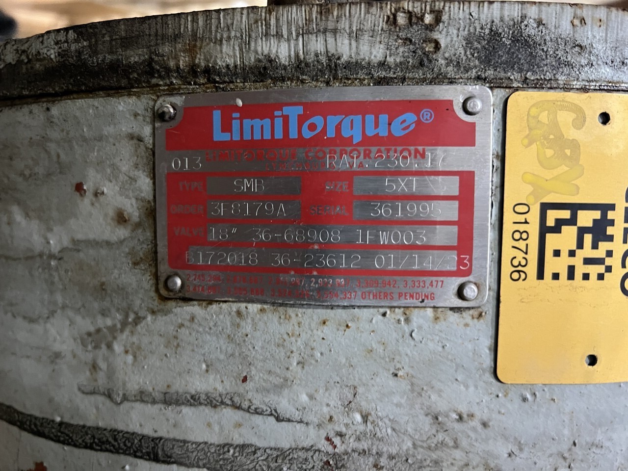 Limitorque SMB Size 5XT electric valve operator