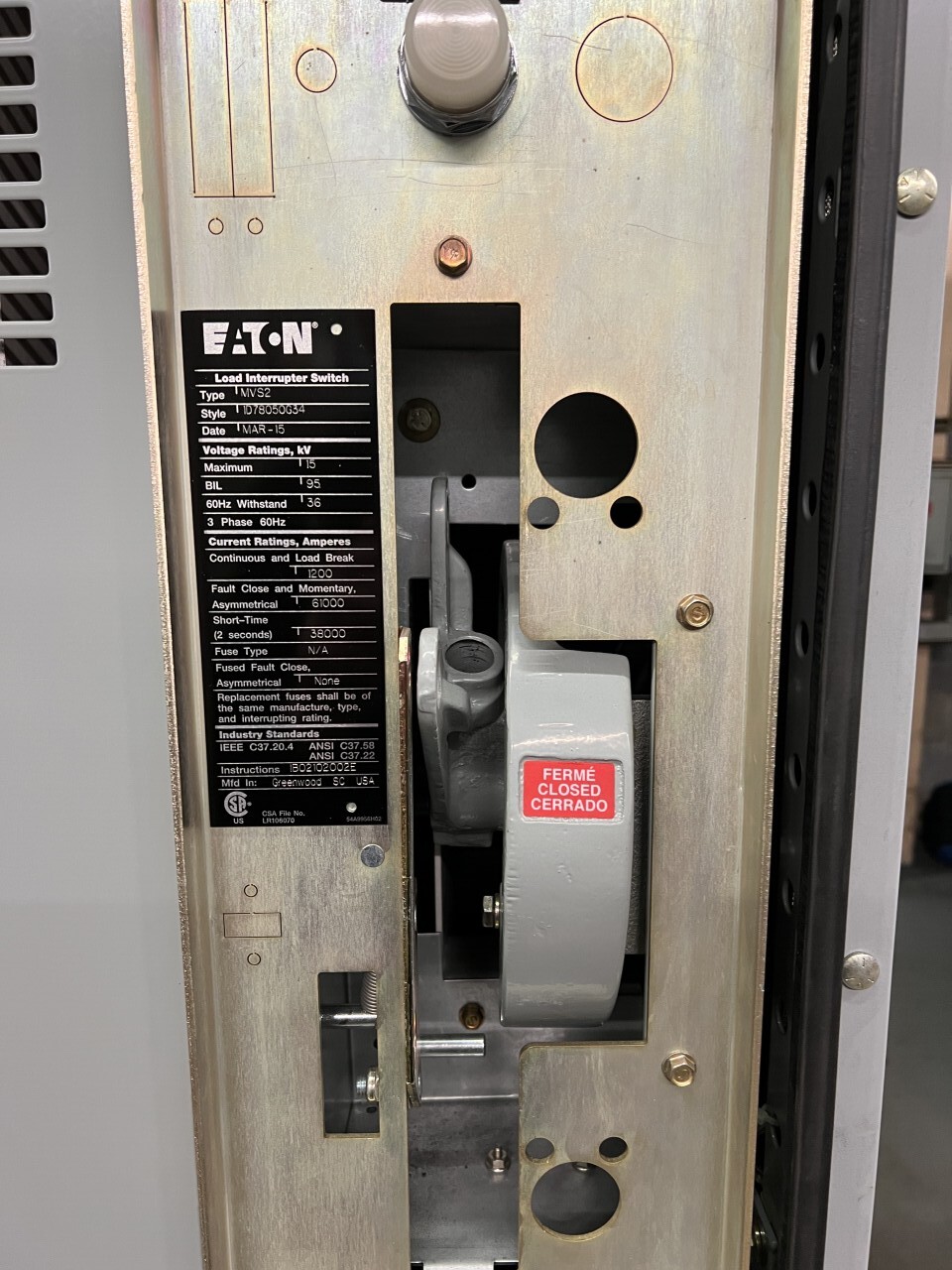 Eaton VCP vacuum breaker & switchgear For Sale | Aucto