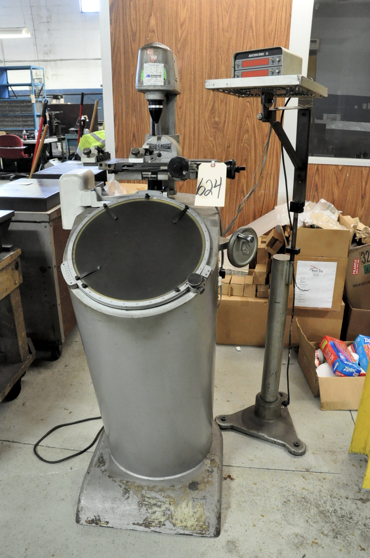 Scherr Tumico Model 22 0338 Optical Comparator with Microcode II 2 Axis ...