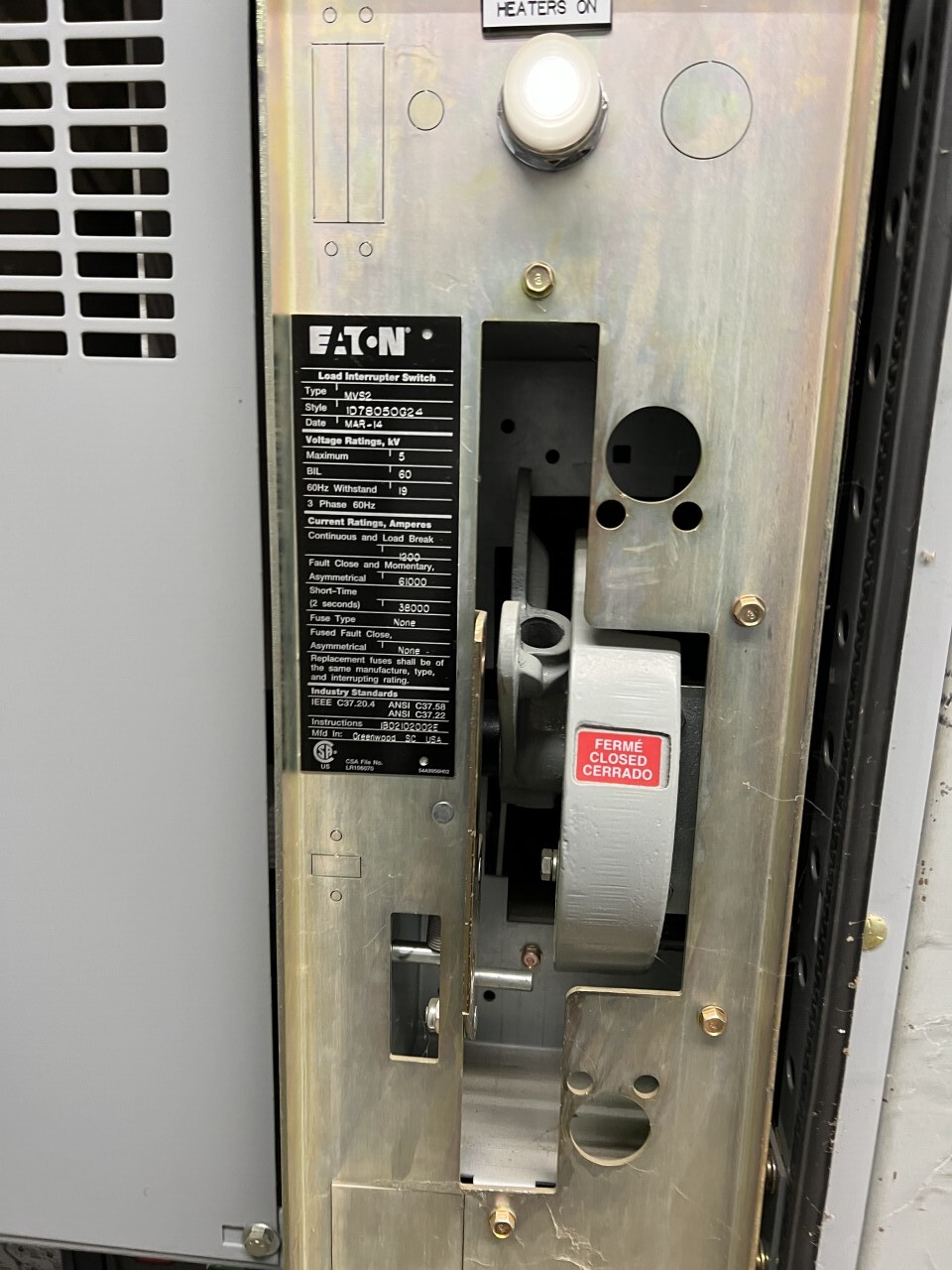 Eaton VCP Vacuum Breaker & Switchgear For Sale | Aucto