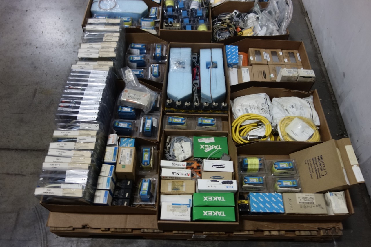 2 PALLETS OF ASSORTED SENSORS